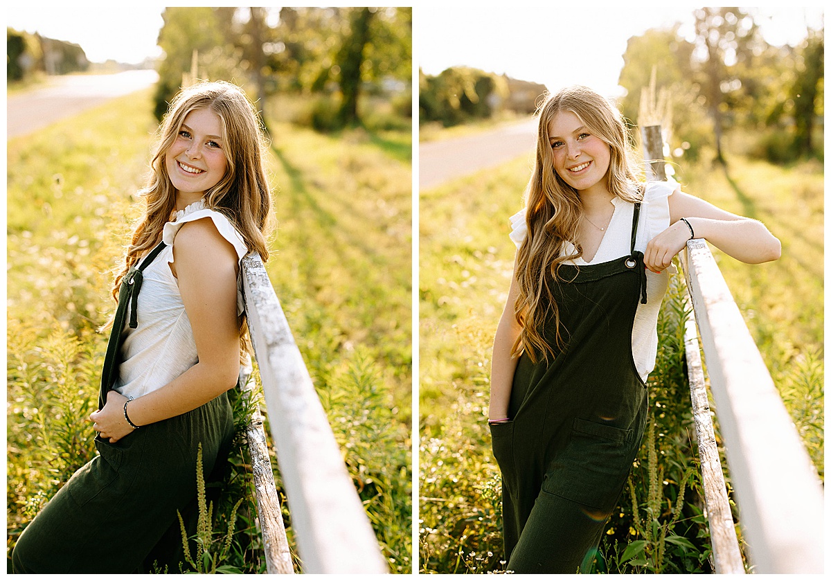 Outdoor Field Senior Session | Abbey - brittanysuephotography.com