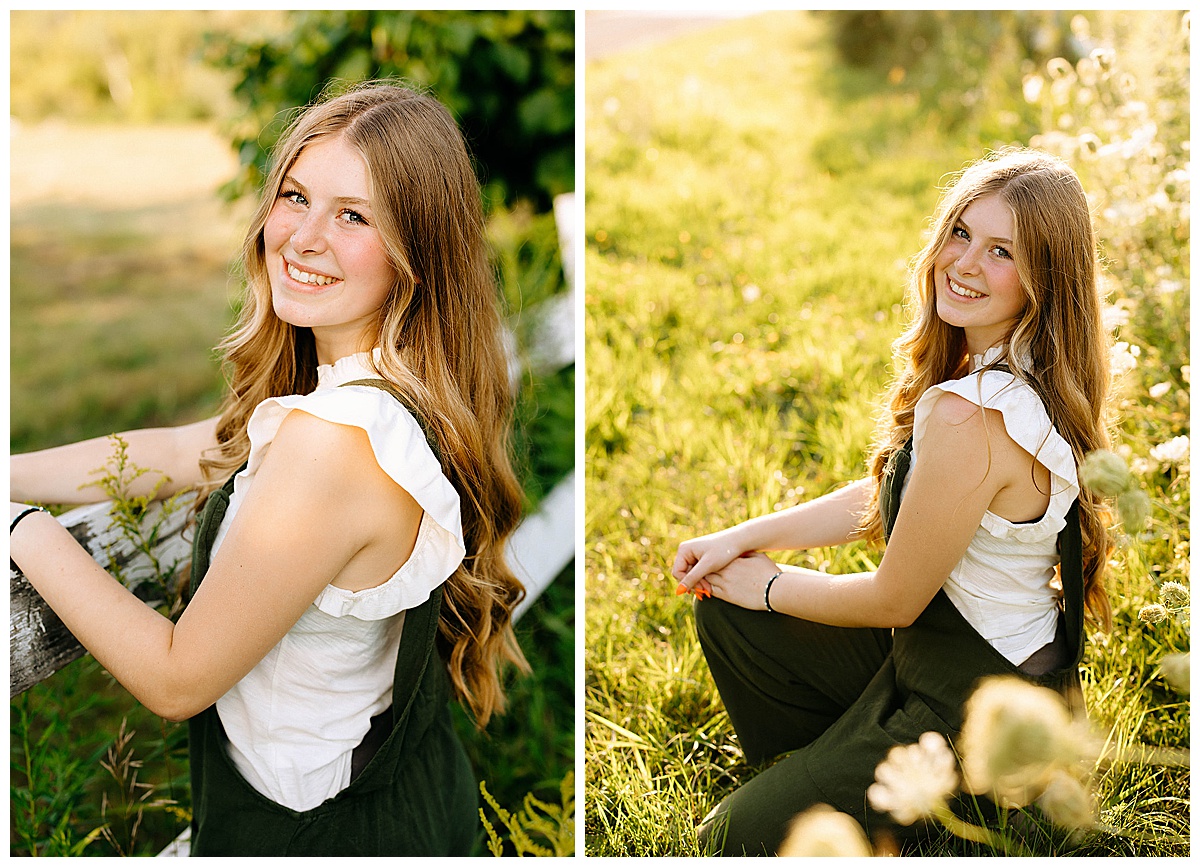 Outdoor Field Senior Session | Abbey - brittanysuephotography.com