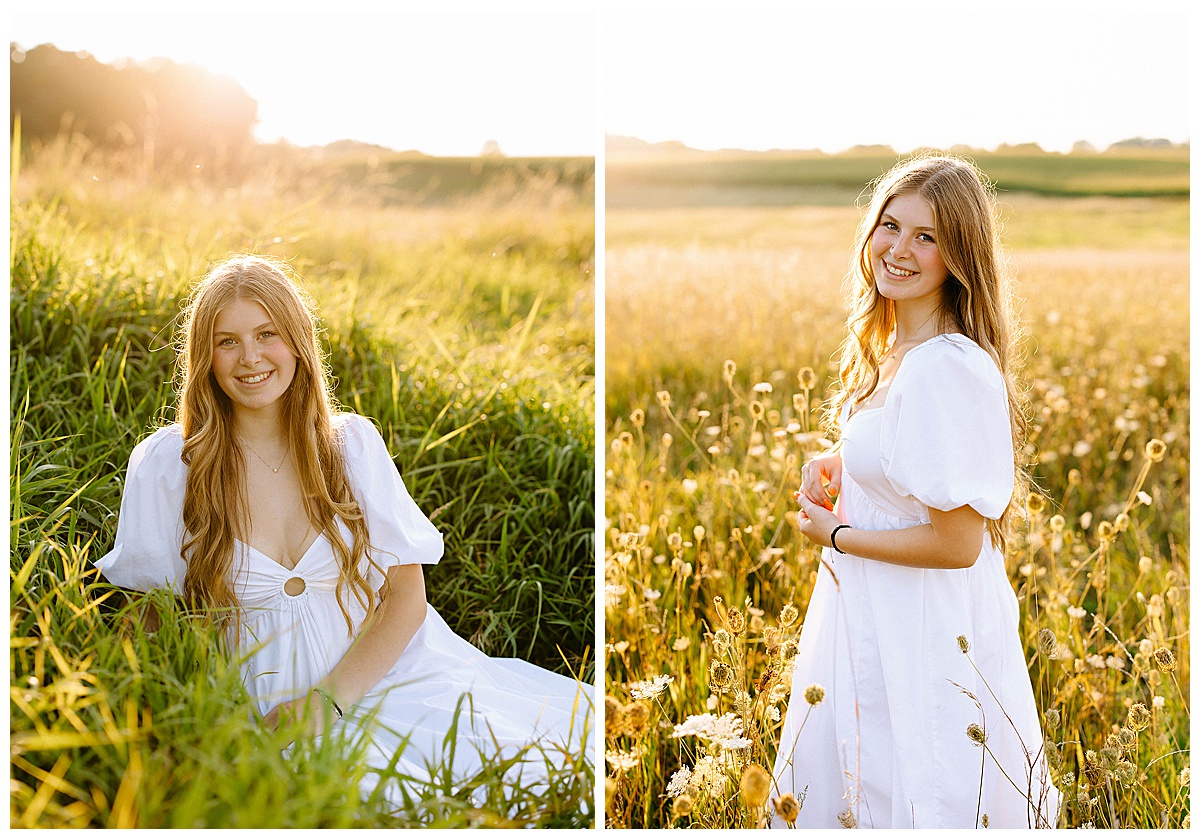 Outdoor Field Senior Session | Abbey - brittanysuephotography.com